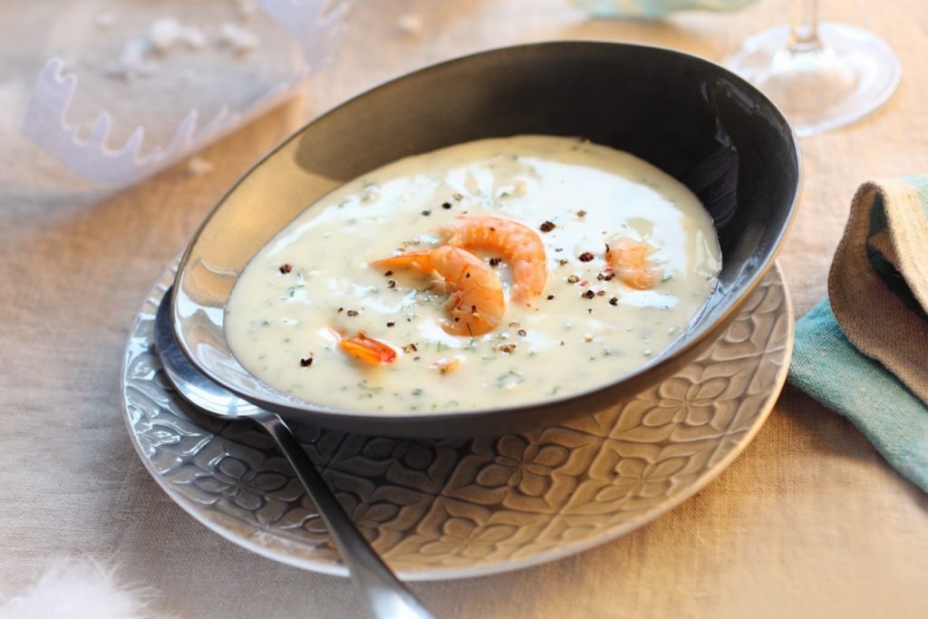 Rocket and shrimp soup – Vegeta